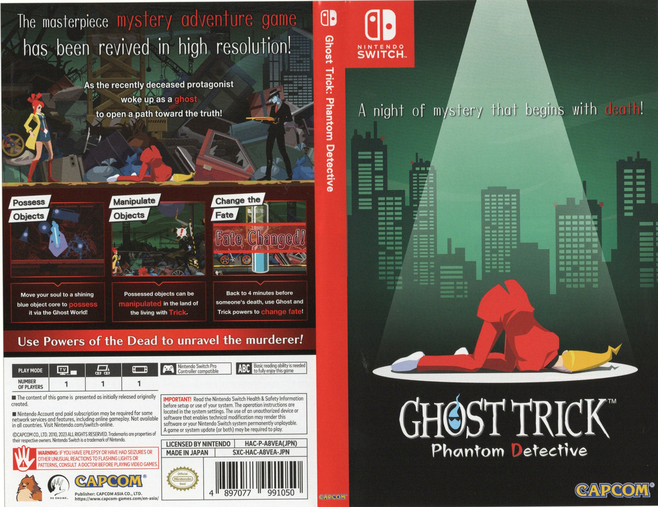 Ghost Trick Phantom Detective Switch – Bazaar-Bazaar.com
